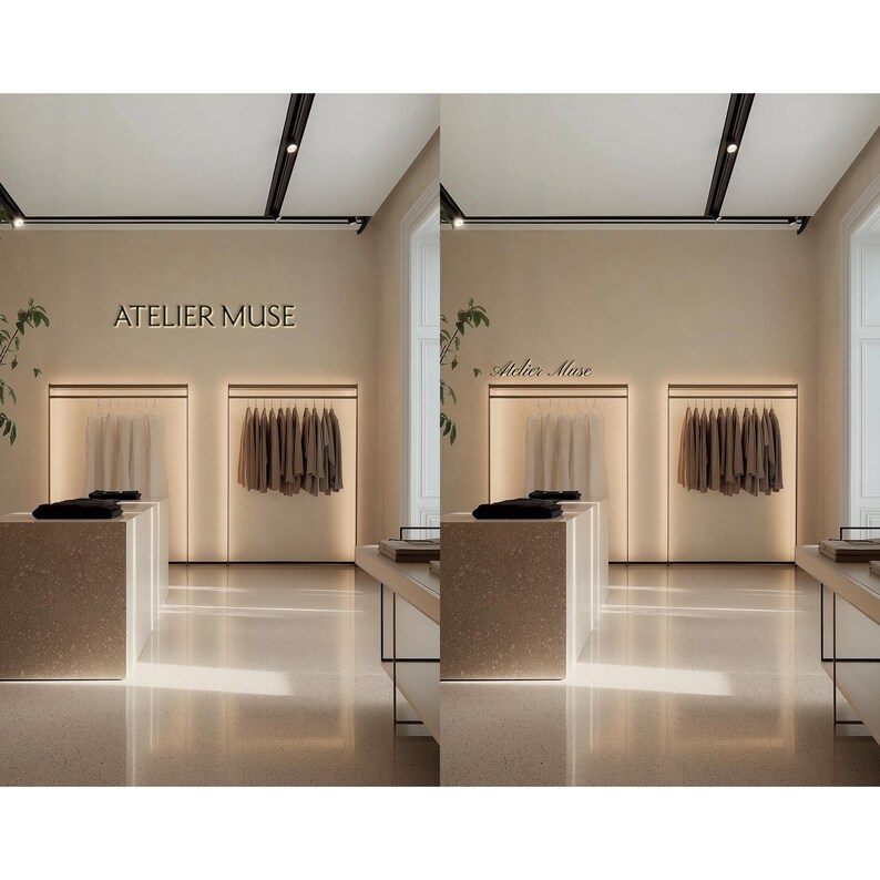 Retail Space Mockup, Storefront Branding Mockup, Shop Interior Mockup ...
