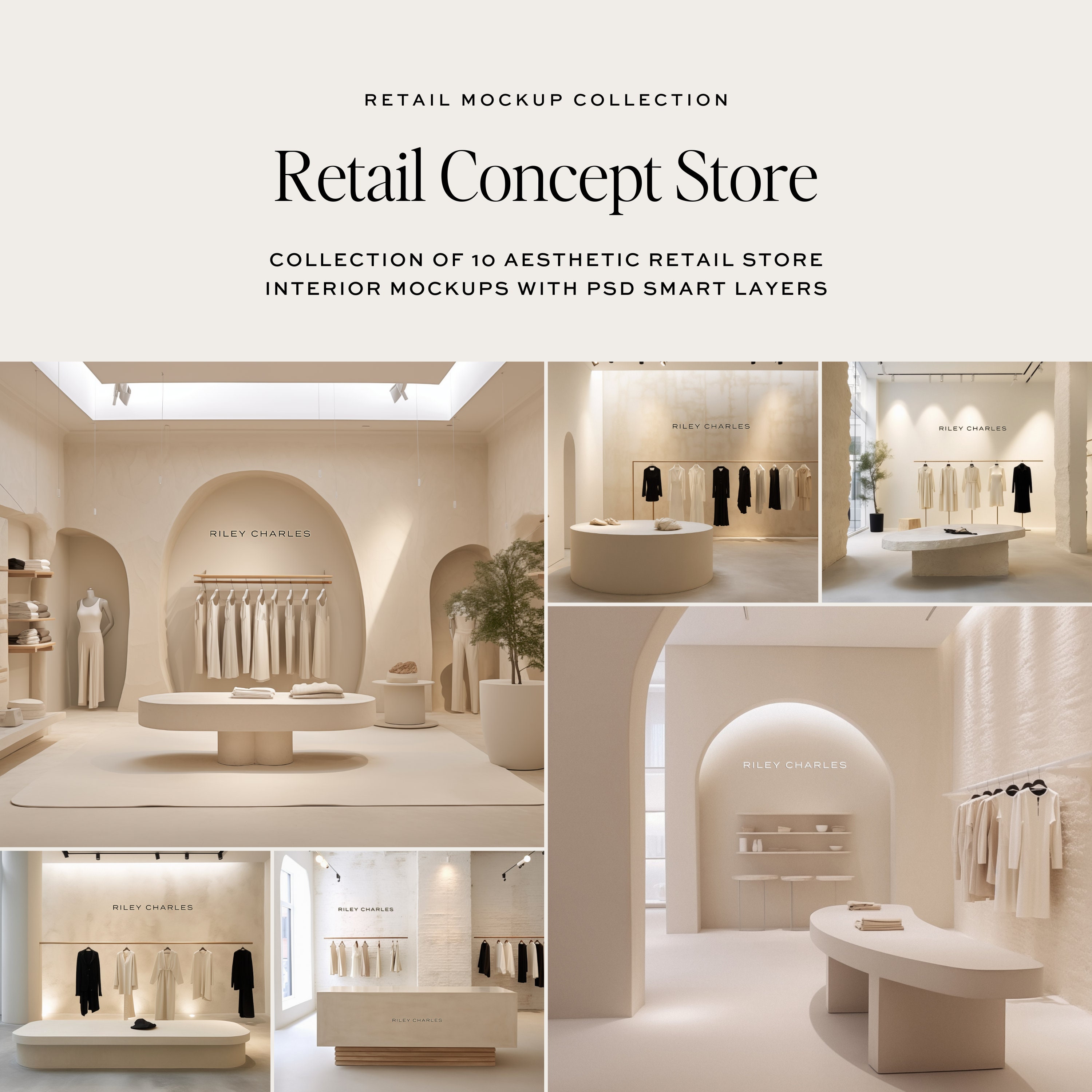 Maquete de sinalização de loja, maquete de loja moderna, maquete de ...