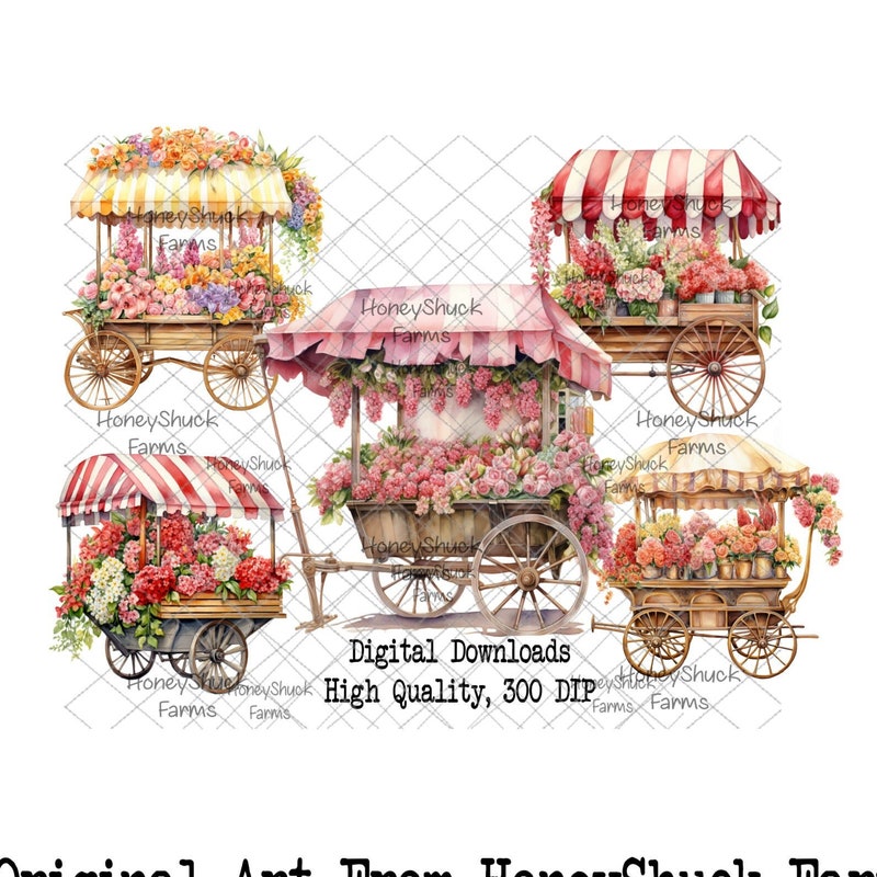 Flower Cart - Etsy