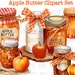 Apple Butter Clipart, Digital Download, Apple Butter Labels, Printable ...