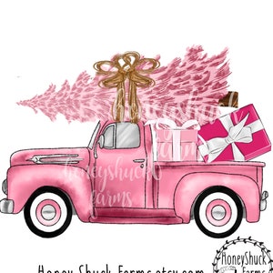 Pink Christmas Digital Download, Christmas Clipart, Printable Christmas ...