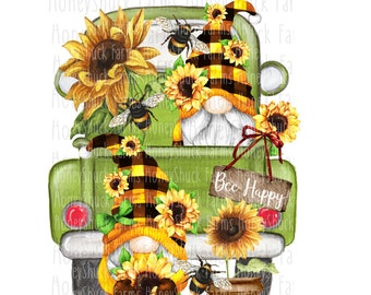 Sunflower Gnomes PNG, PNG Graphics,sublimation Graphics, Summer Gnomes ...