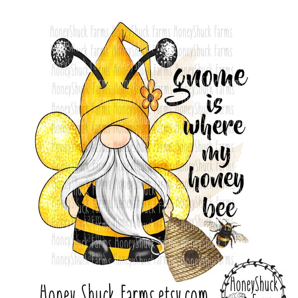 Bee Gnomes Svg - Etsy
