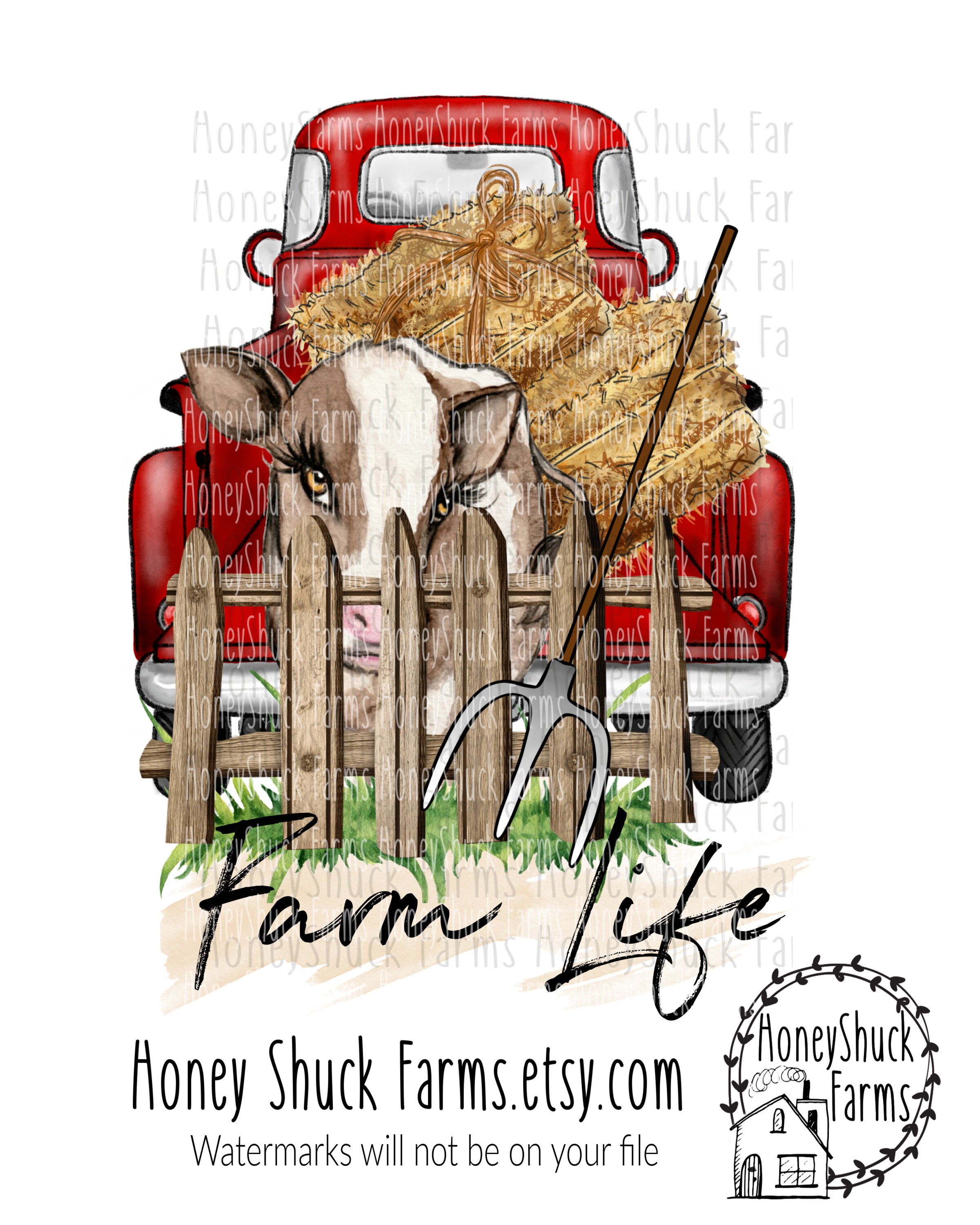 Farm Life Digital Design Download Farm Life Farmers Sign | Etsy