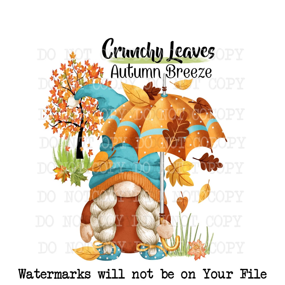 Autumn Gnome Png, Fall Gnome, Digital Download, Fall Leaves, Png File ...