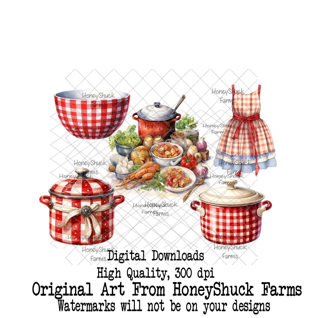 Chef Tools Clipart: Kitchen & Baking PNG Designs (commercial Use) - Etsy