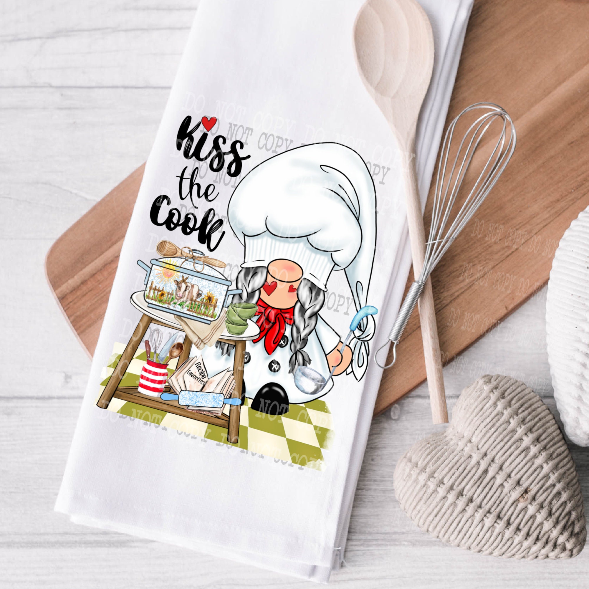Kiss the Cook PNG Gnomes Png Digital Download Gnome - Etsy