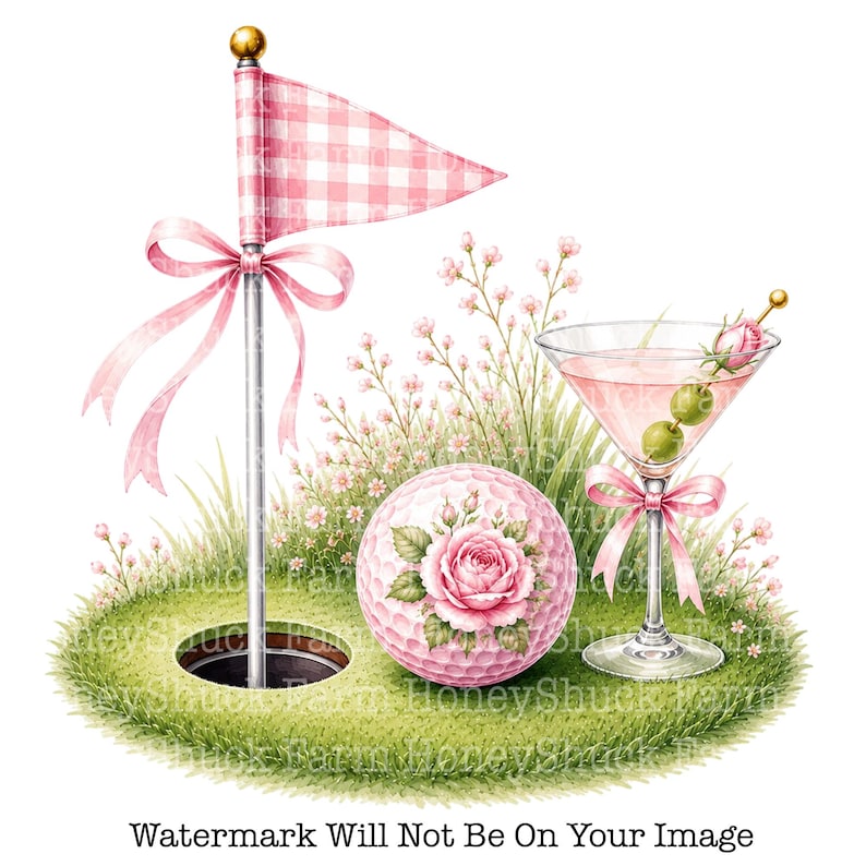 Golf Clipart, Golfing Clipart Bundle, Woman Golfer, Digital Download ...