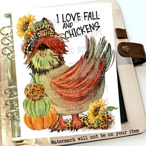 Fall Chicken Png, Chicken Png, Digital Download, Chicken Sunflower Png ...