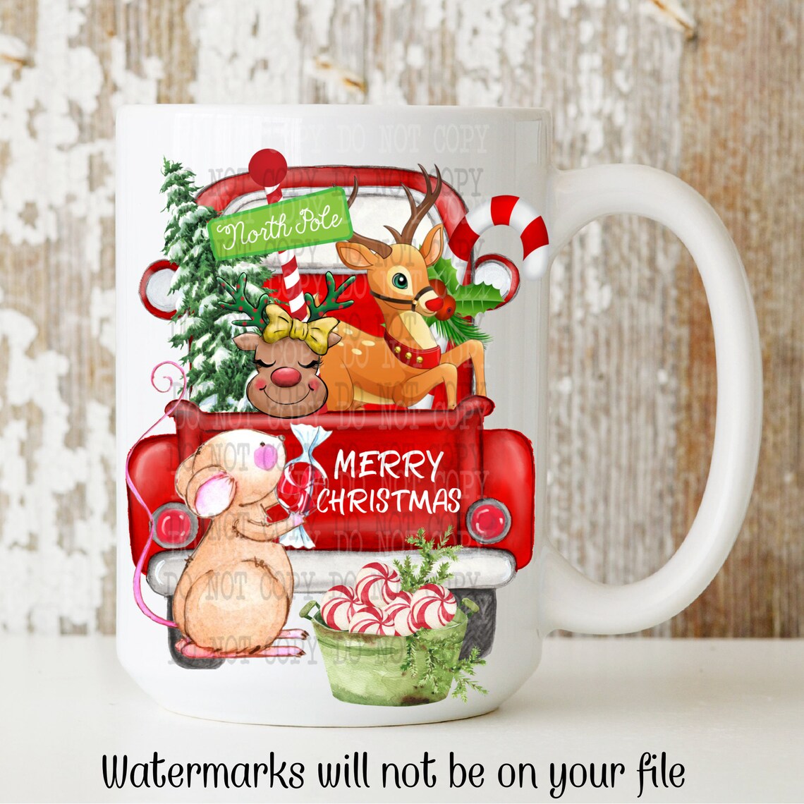 Christmas Truck Png Digital Download Sublimation Designs - Etsy