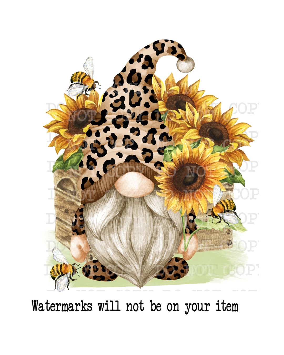 Leopard Gnome Png, Gnome Png, Digital Download, PNG Files, Sunflower ...