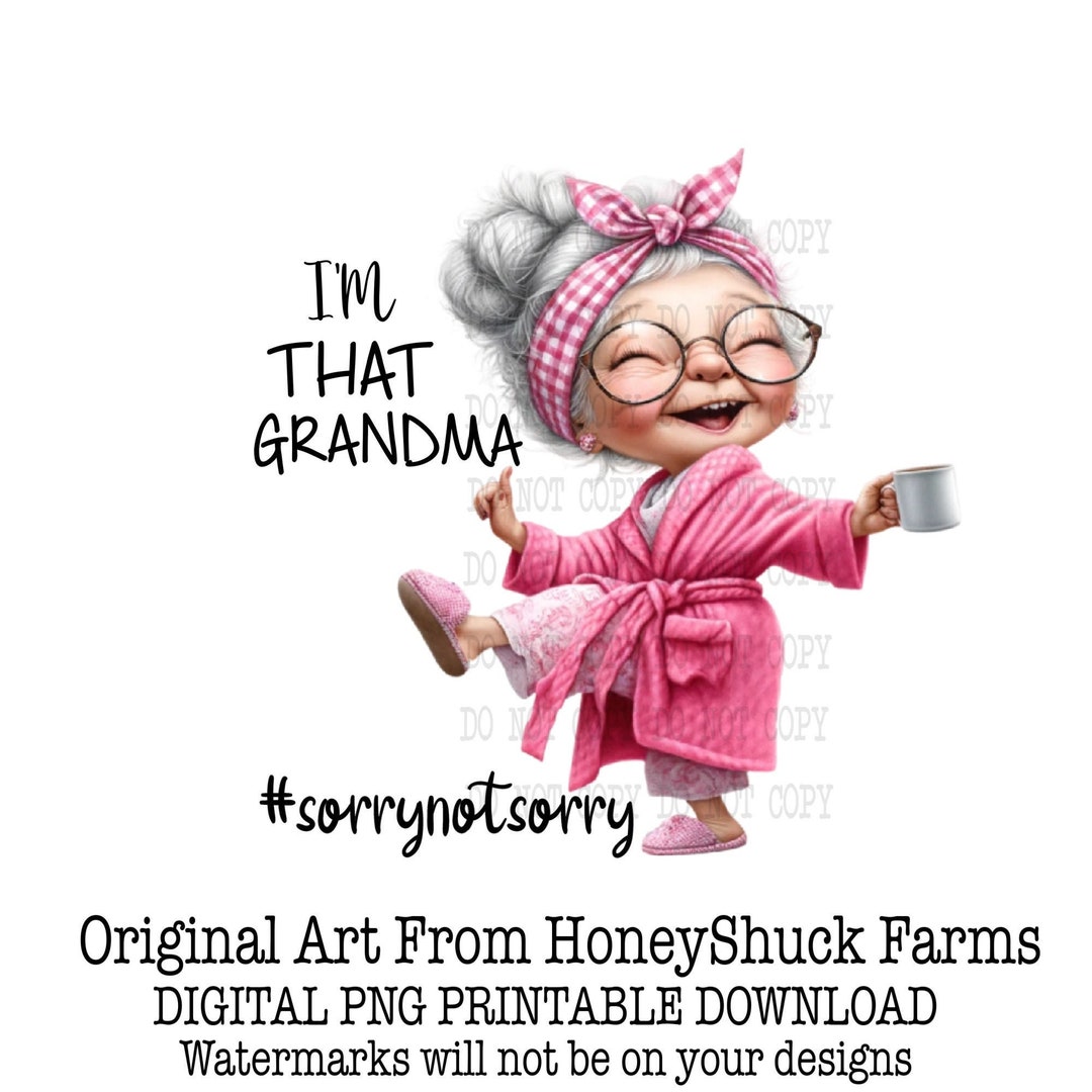Funny Grandma PNG Clipart: Meme Design (digital Download) - Etsy