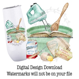 Baking Png, Digital Download, Kitchen Sign, Sublimation Designs, Recipe ...