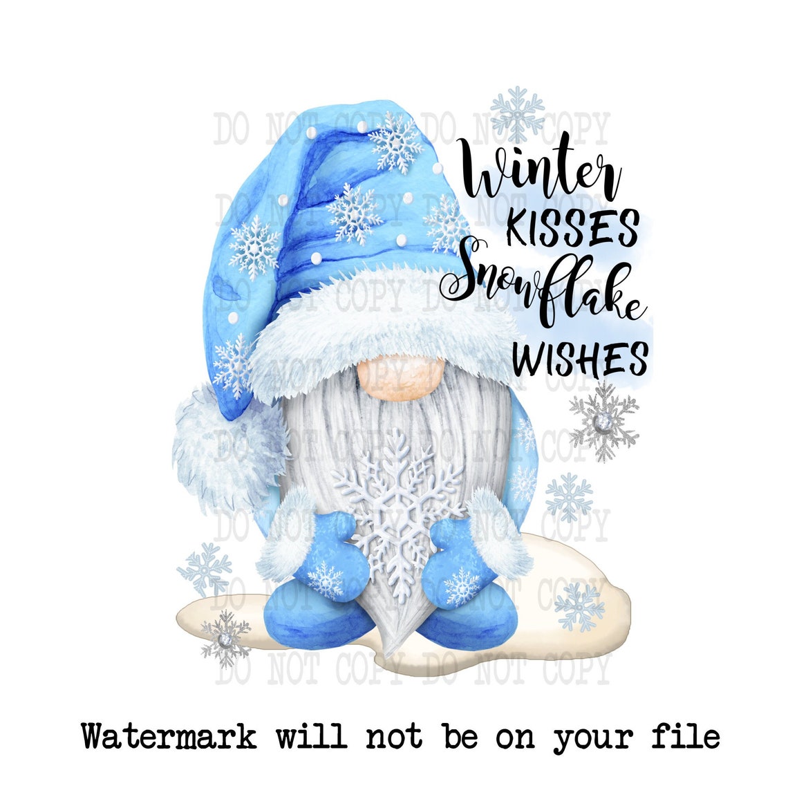 Gnome Png Snow Gnomes Digital Download Winter Gnome Winter Etsy