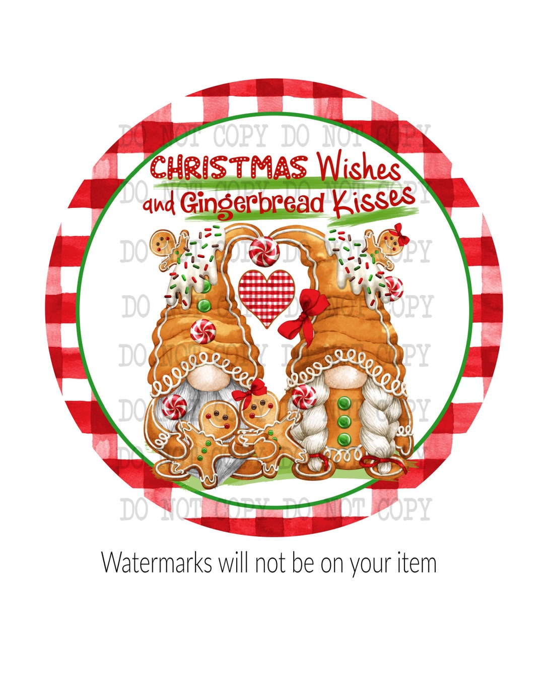 Christmas Gnome Png, Gingerbread Gnome Digital Download, Gnome Png File ...