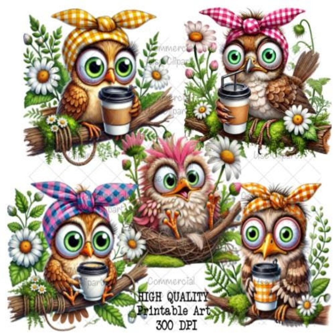 Bird Png, Floral Birds Clipart, Spring Bird, Bird on Branch Clipart ...