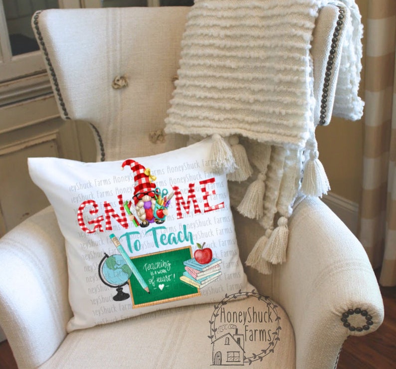 Teacher Digital Download Teacher Gnome Teacher Printable - Etsy