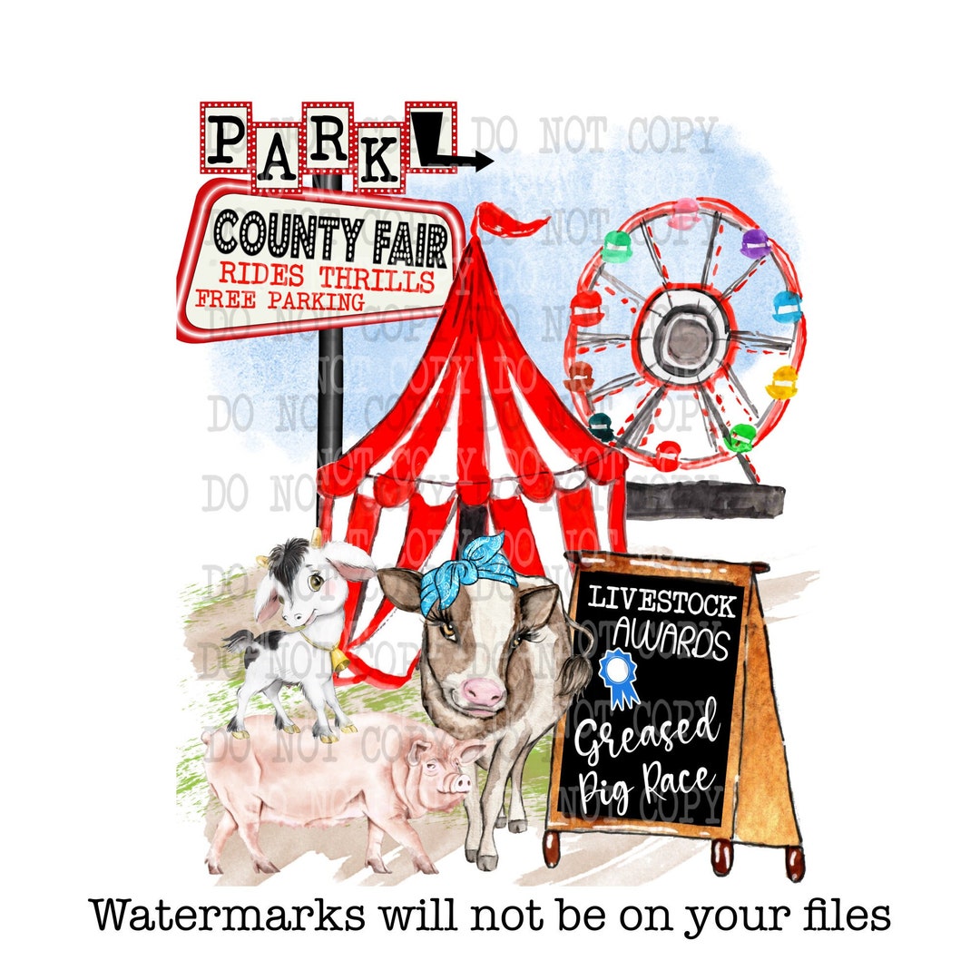 County Fair Png, Digital Download, County Fairy Clipart, Sublimation ...