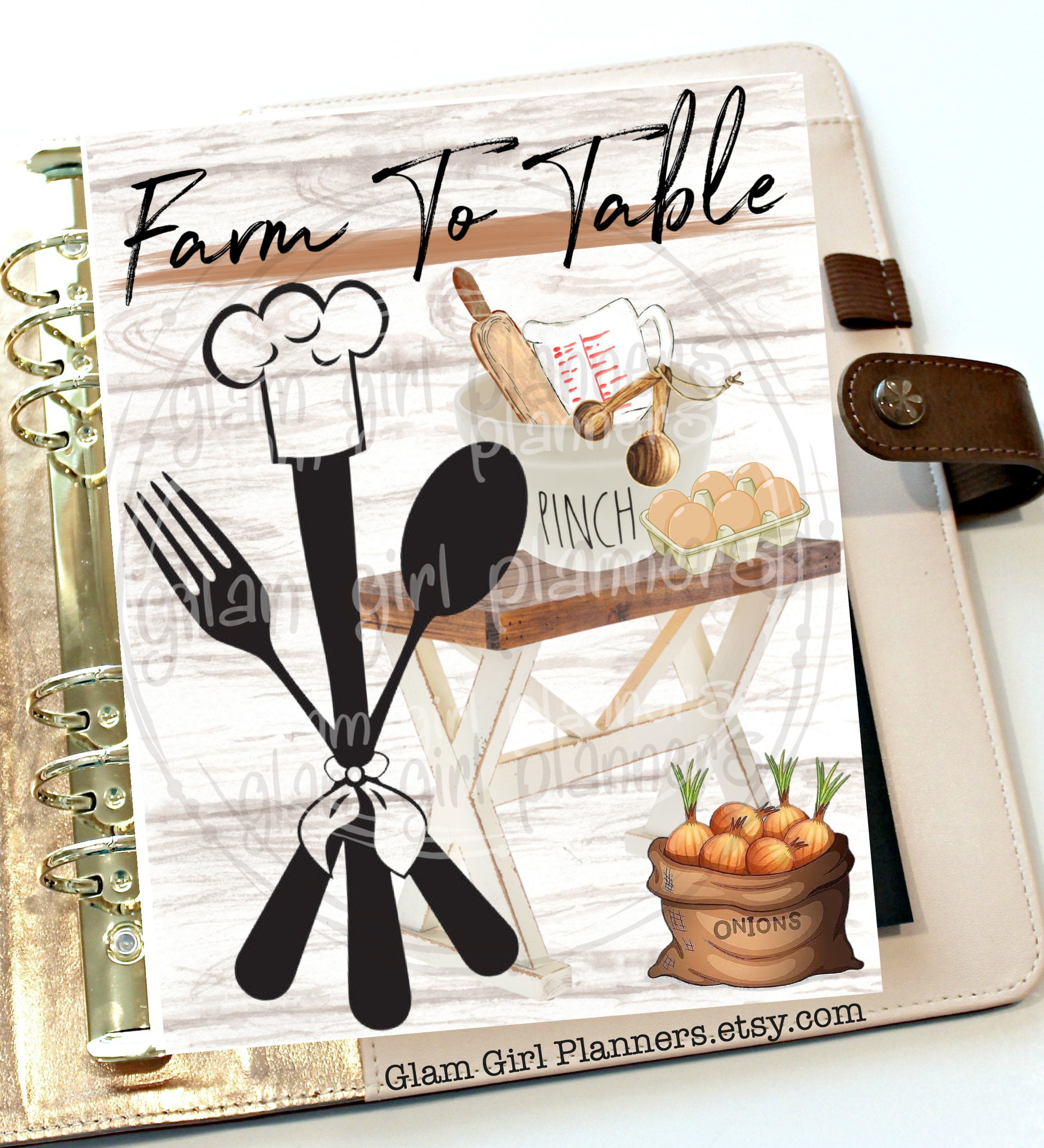 Farm to Table Printable Sign Digital Design Download | Etsy
