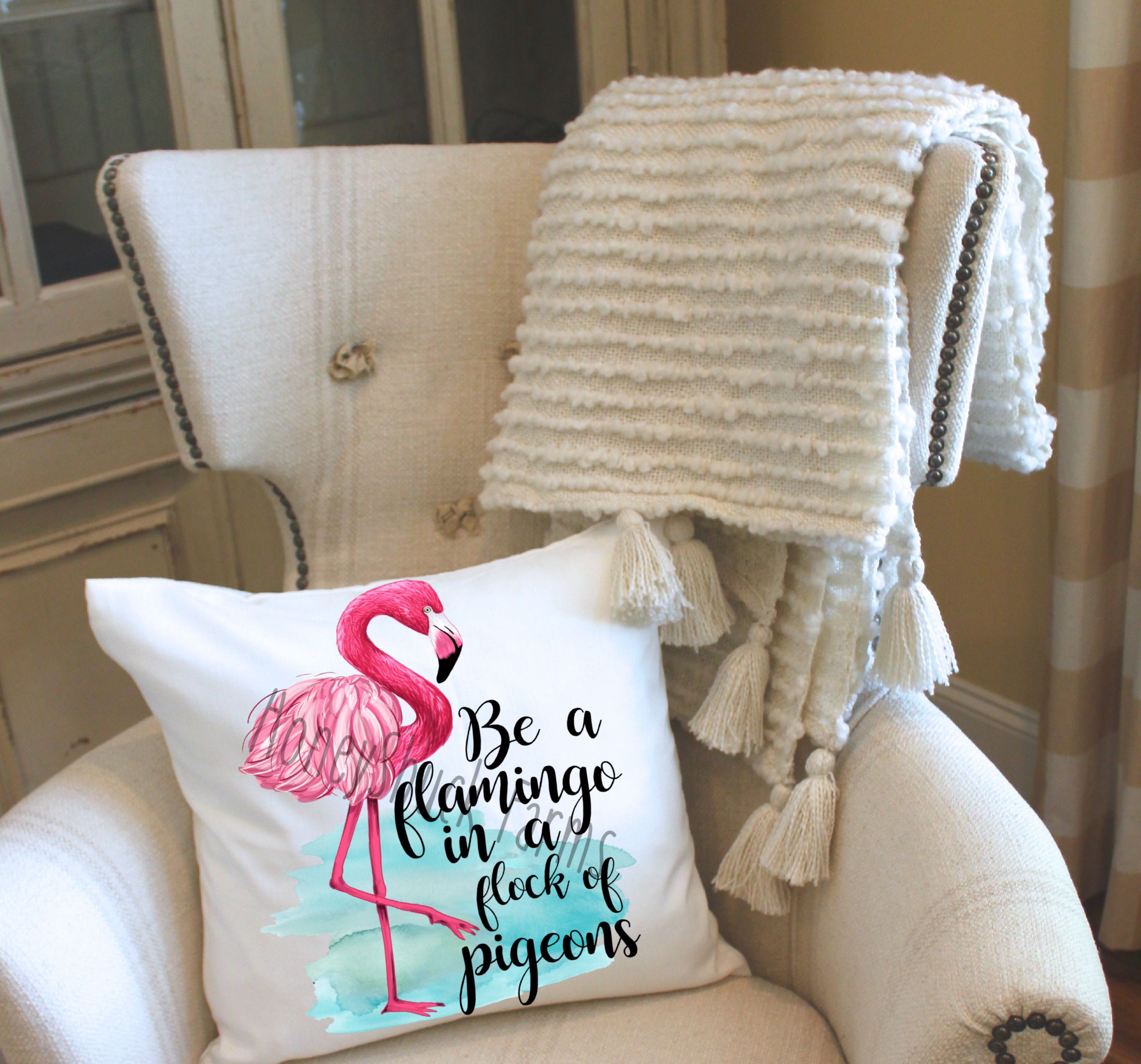 Be A Flamingo Digital Design Png File Beach Png Tumbler - Etsy