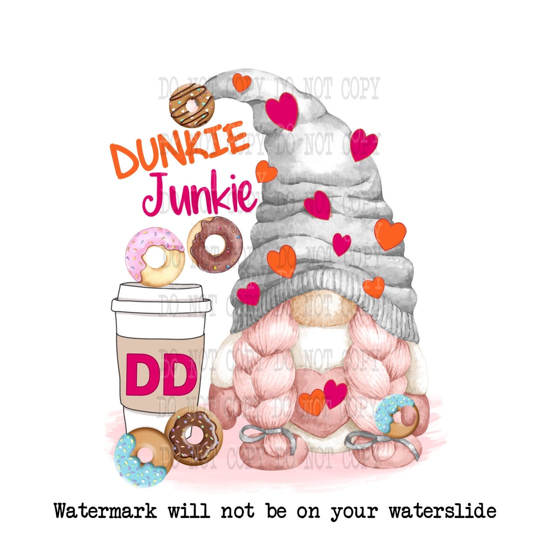 Dunkie Junkie Gnome Png, Duckie Junkie Png, Digital Download, Dunkie ...