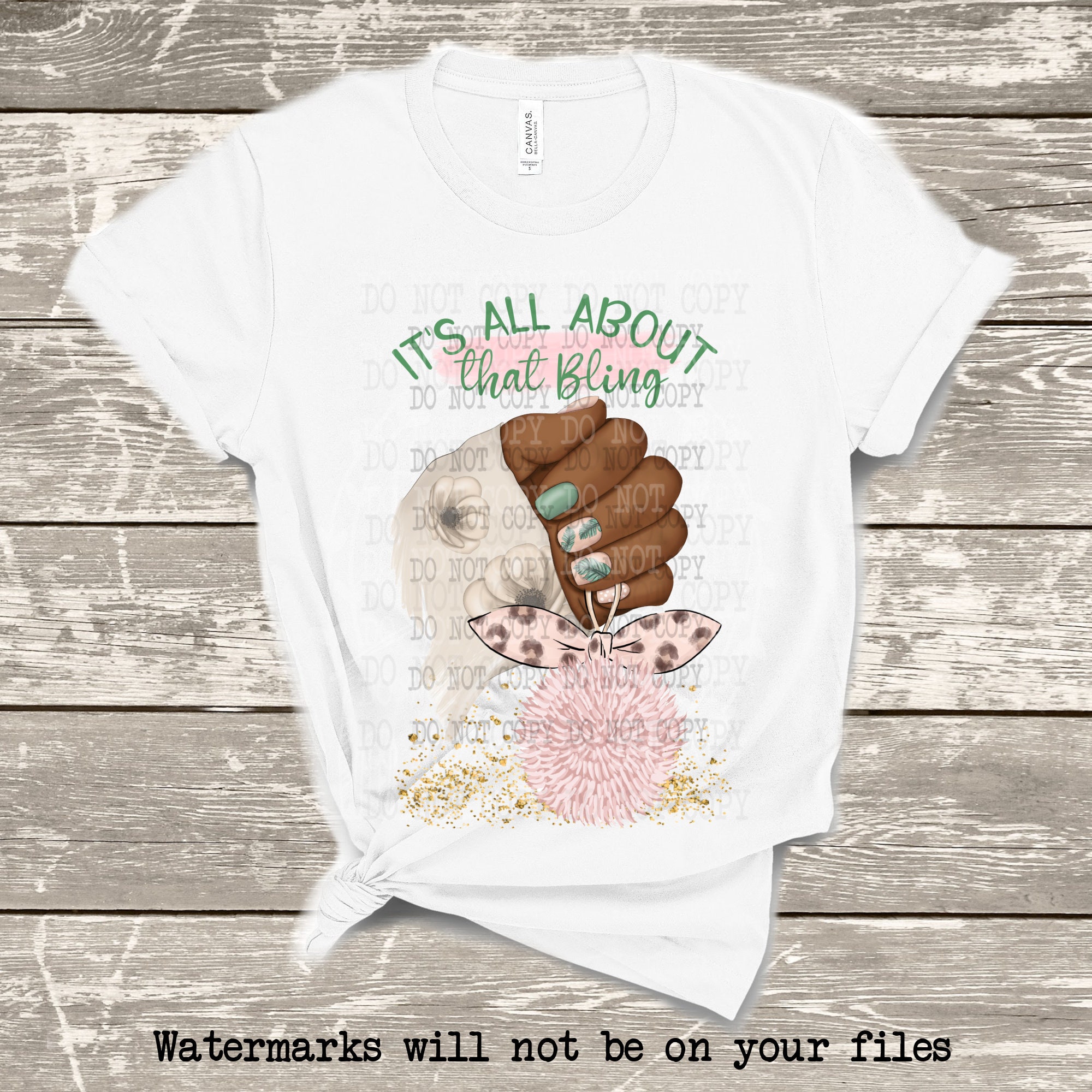 It's All About That Bling Digital Download Planner Girl - Etsy