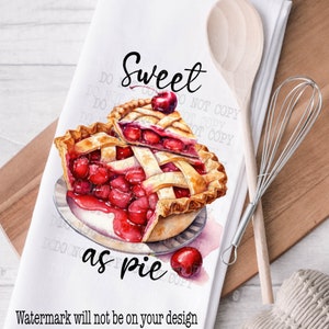 Sweet as Pie, Digital Download, Cherry Pie, Sublimation Designs, Pie ...