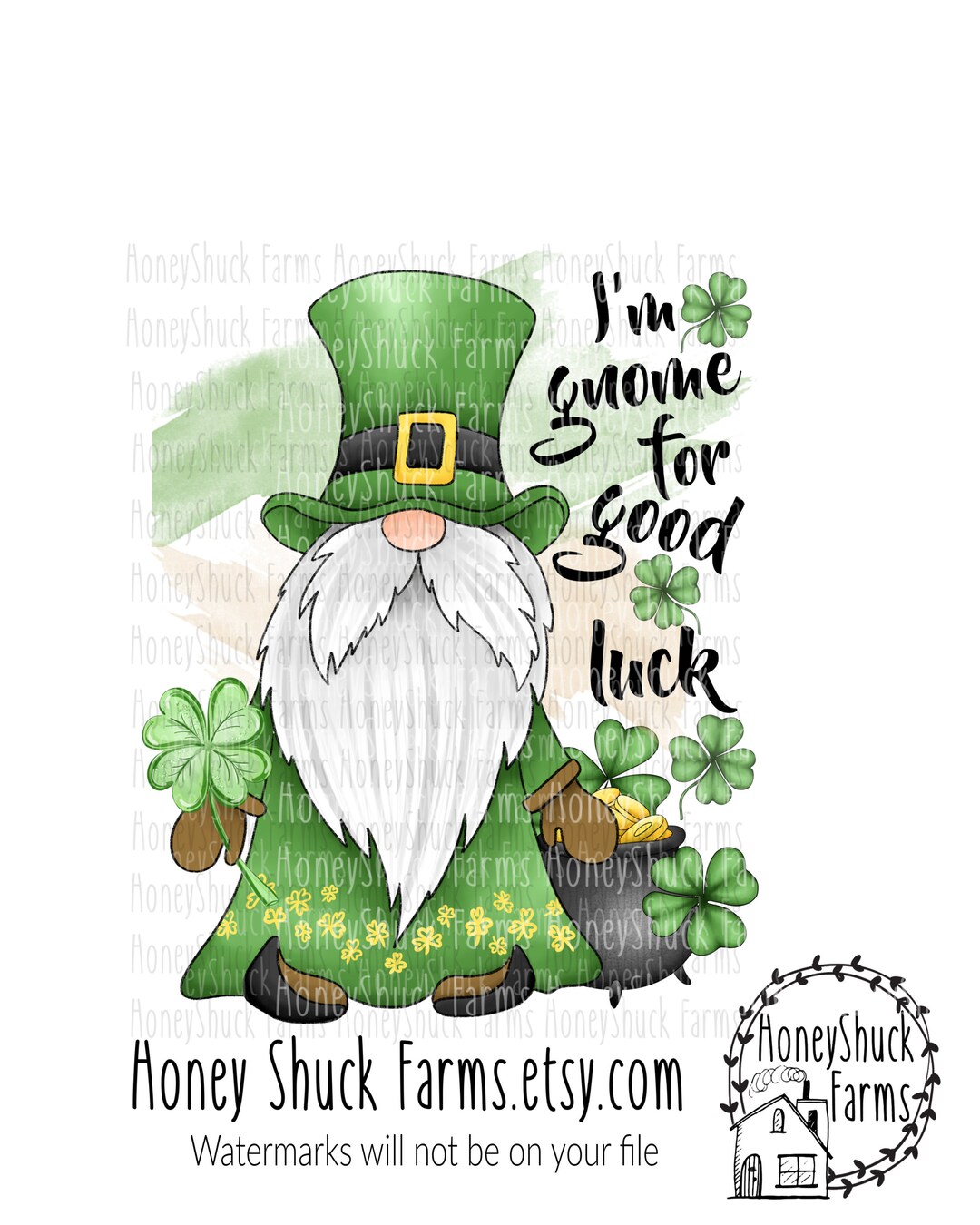 Saint Patricks Day PNG, St Patricks Gnome Sublimation Designs Download ...