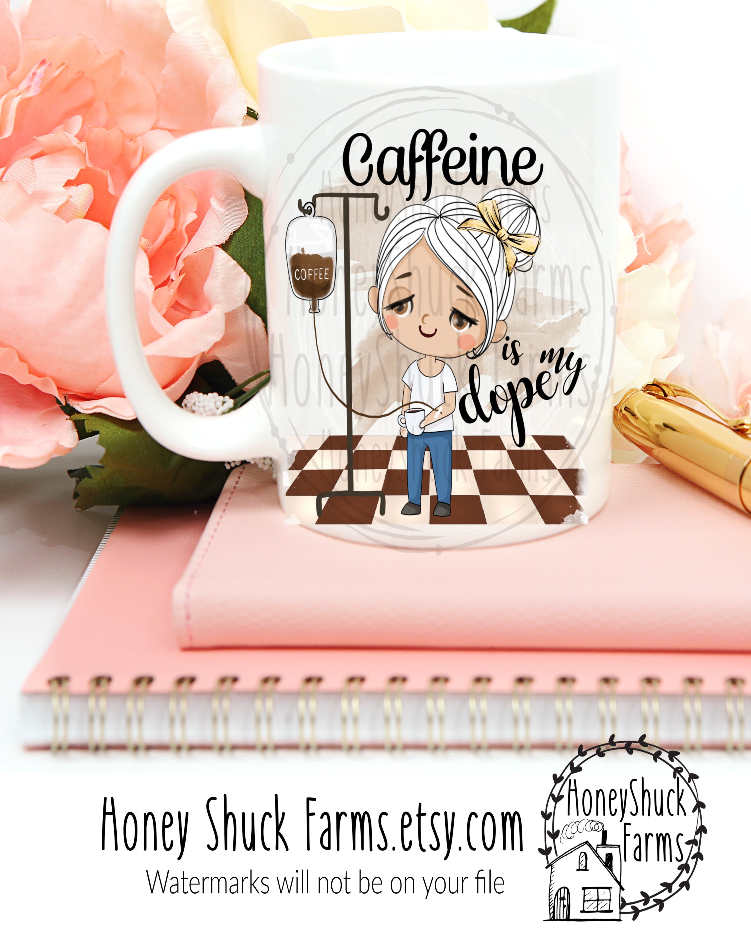 Funny Coffee Designs Coffee Clipart Coffee Girl Clipart | Etsy