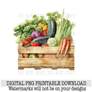 Vegetable Bundle Clipart, Digital Download, Retro Girl Png, Sublimation ...