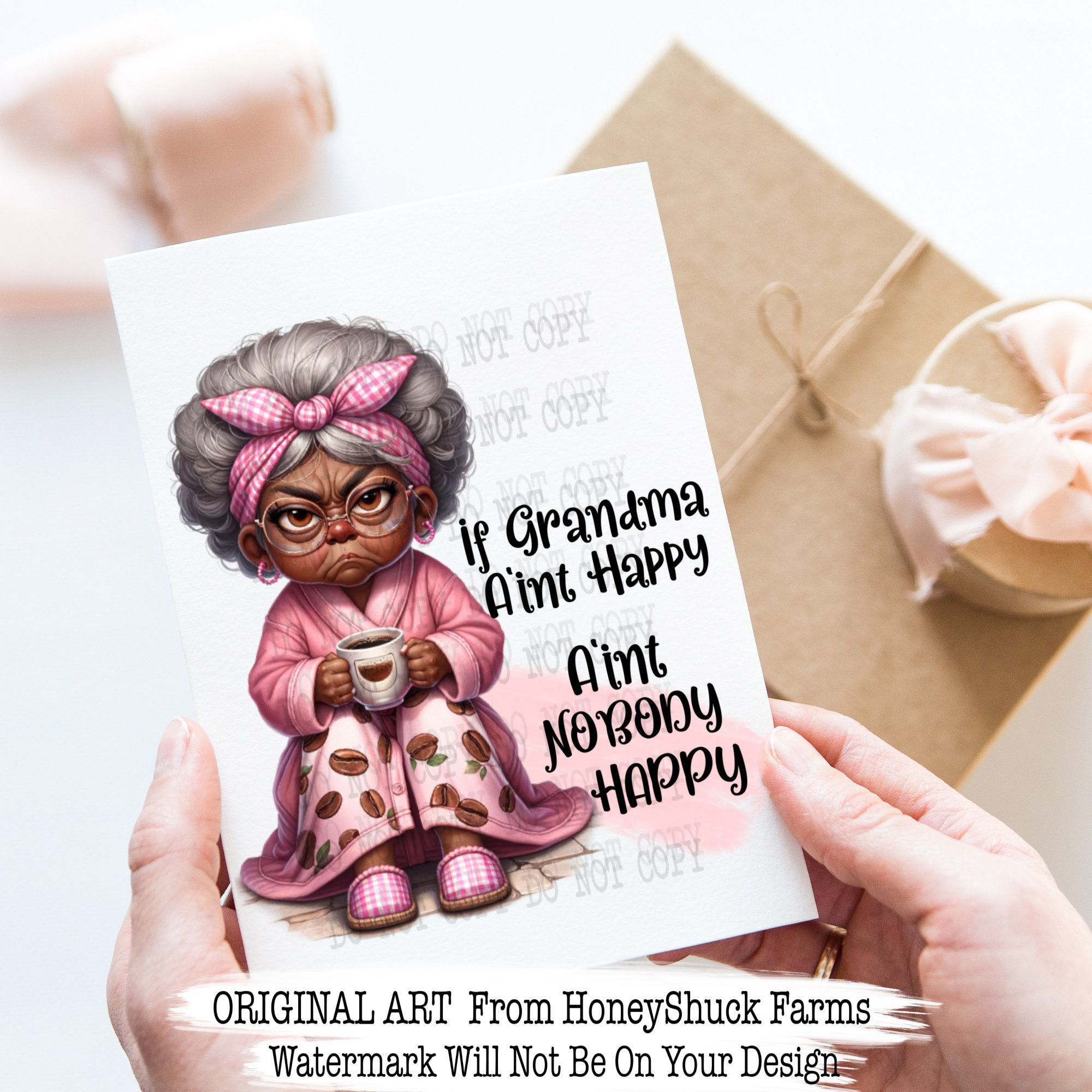 Funny Mad Black Grandma PNG: Sublimation Design (digital Download) - Etsy