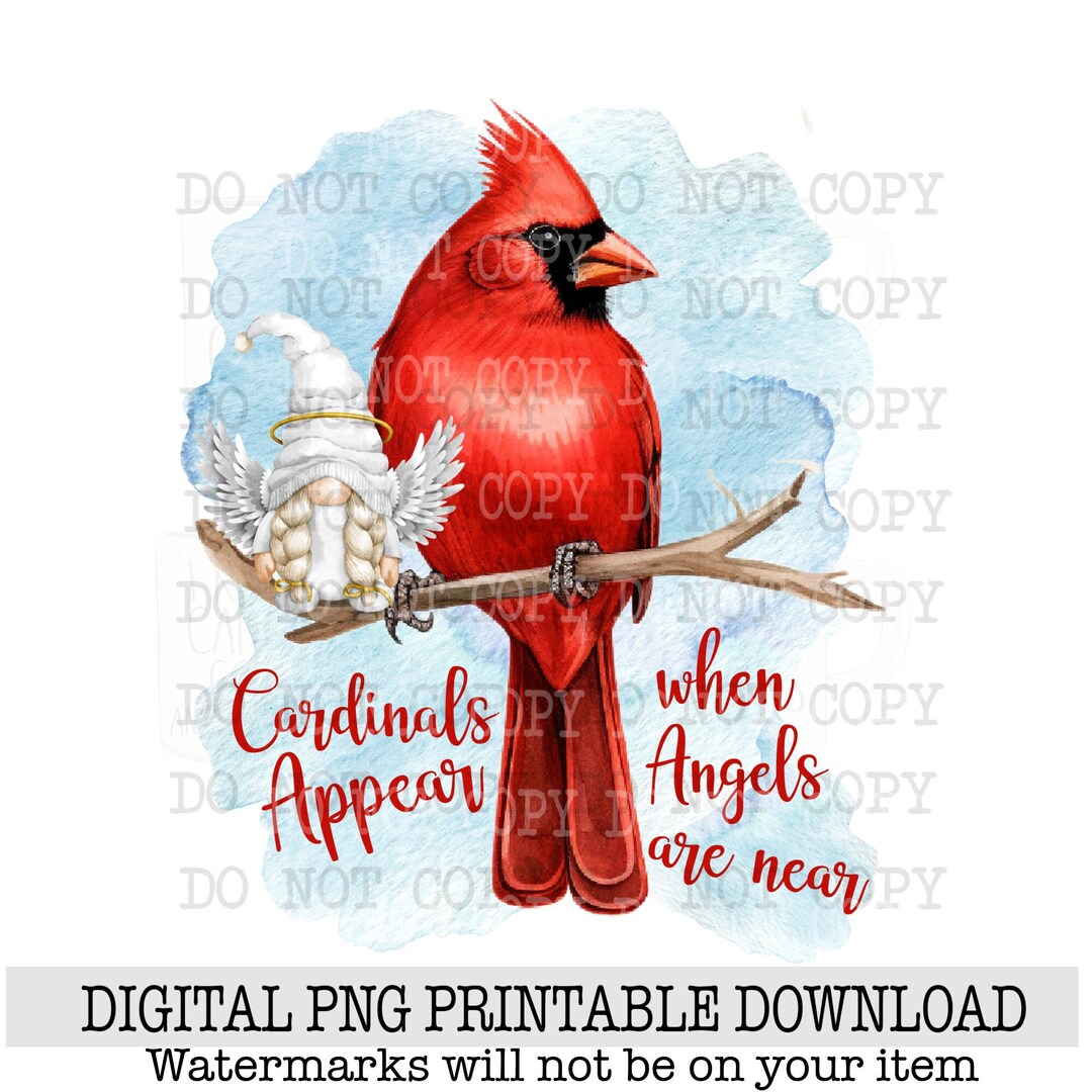 Cardinal Png, Angels Are Near, Cardinal Clipart,sublimation Designs ...