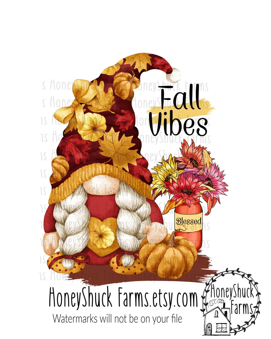 Fall Gnome PNG, Gnome Png, Fall Clipart, Digital Download, PNG Files ...