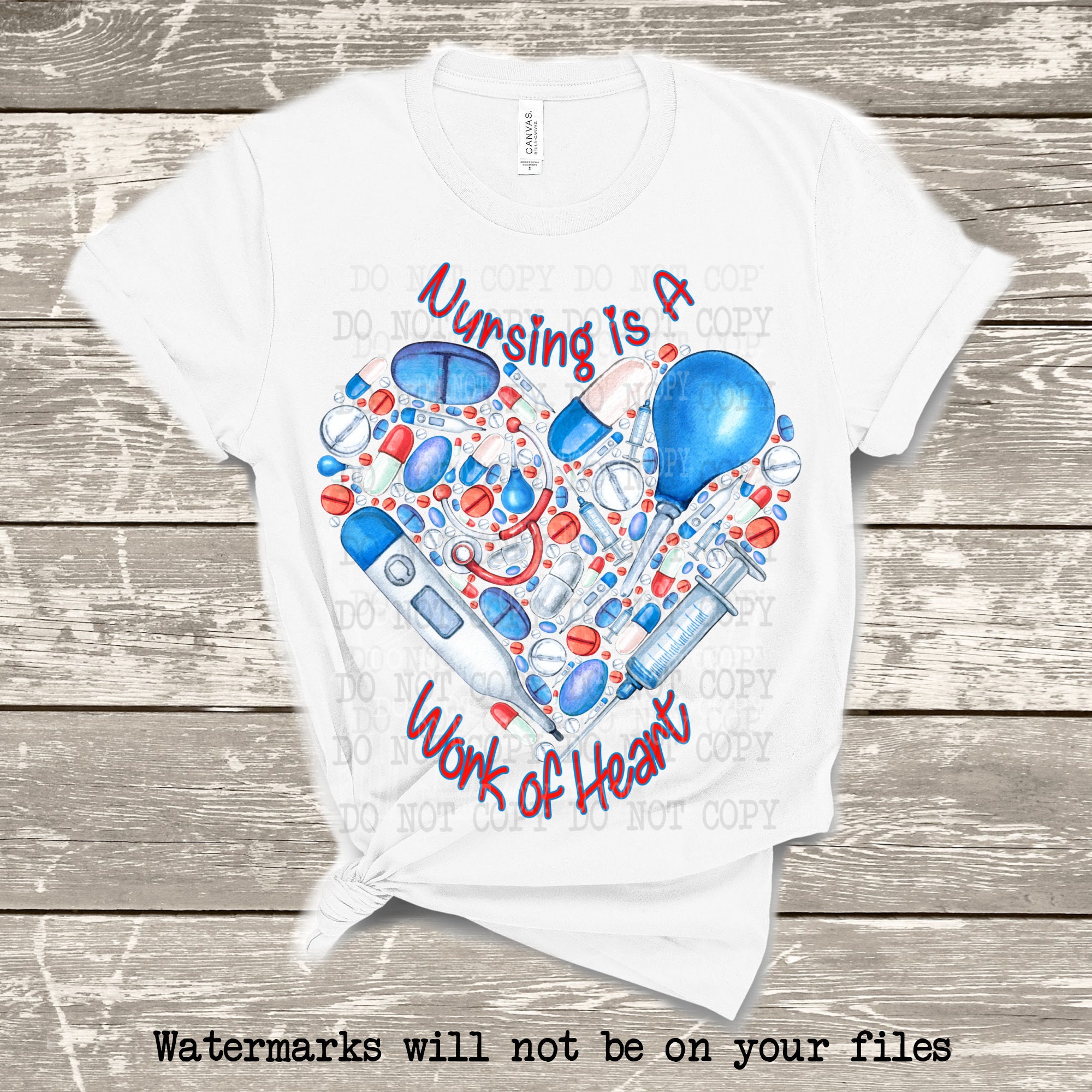 Nurse Heart Png Digital Download Nurses Are A Work of Heart - Etsy