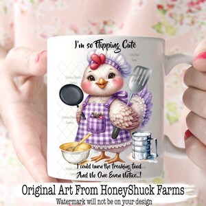Funny Chicken Cook Png, Chicken Clipart, Digital Download, Funny ...