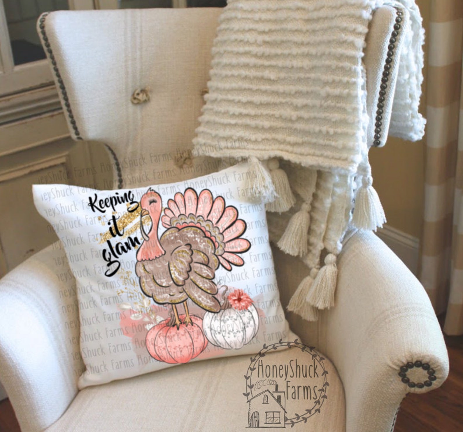 Pink Thanksgiving Digital Download Pink Turkey Png Pink | Etsy