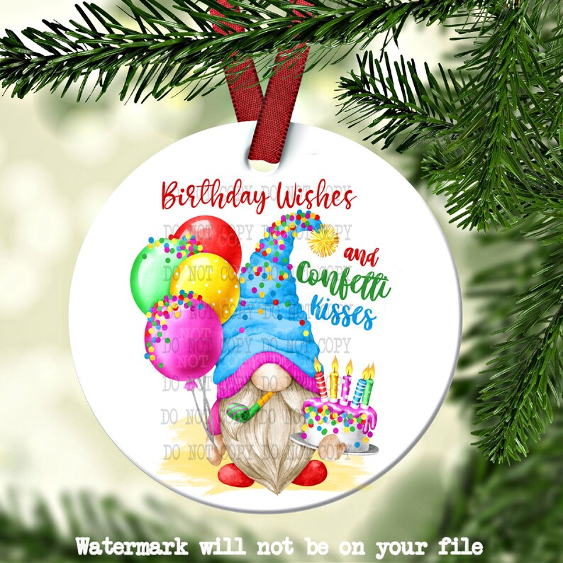 Birthday Gnome Gnome Png Digital Download Birthday Clipart - Etsy