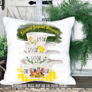 Blessed Beyond Measure Png, Cooking Png, Digital Download, Measuring ...