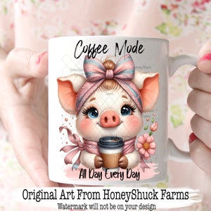 Coffee Png, Coffee Mode, Pig Clipart,digital Download, Coffee Bar Sign ...
