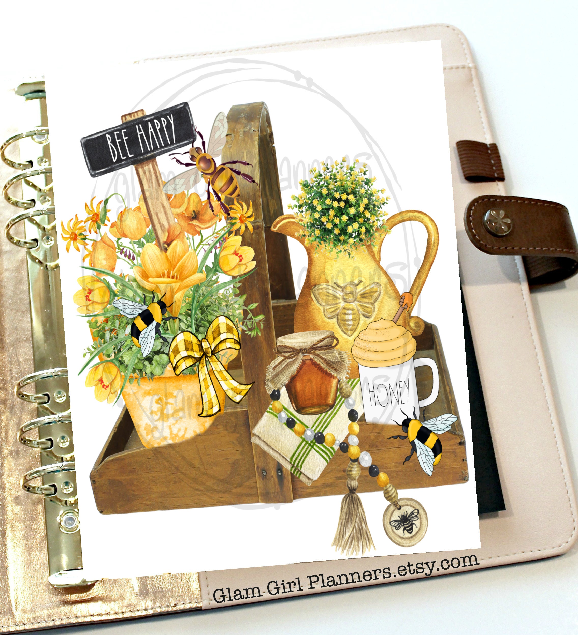 Spring Digital Download Printable Png Bee Happy Png Digital - Etsy