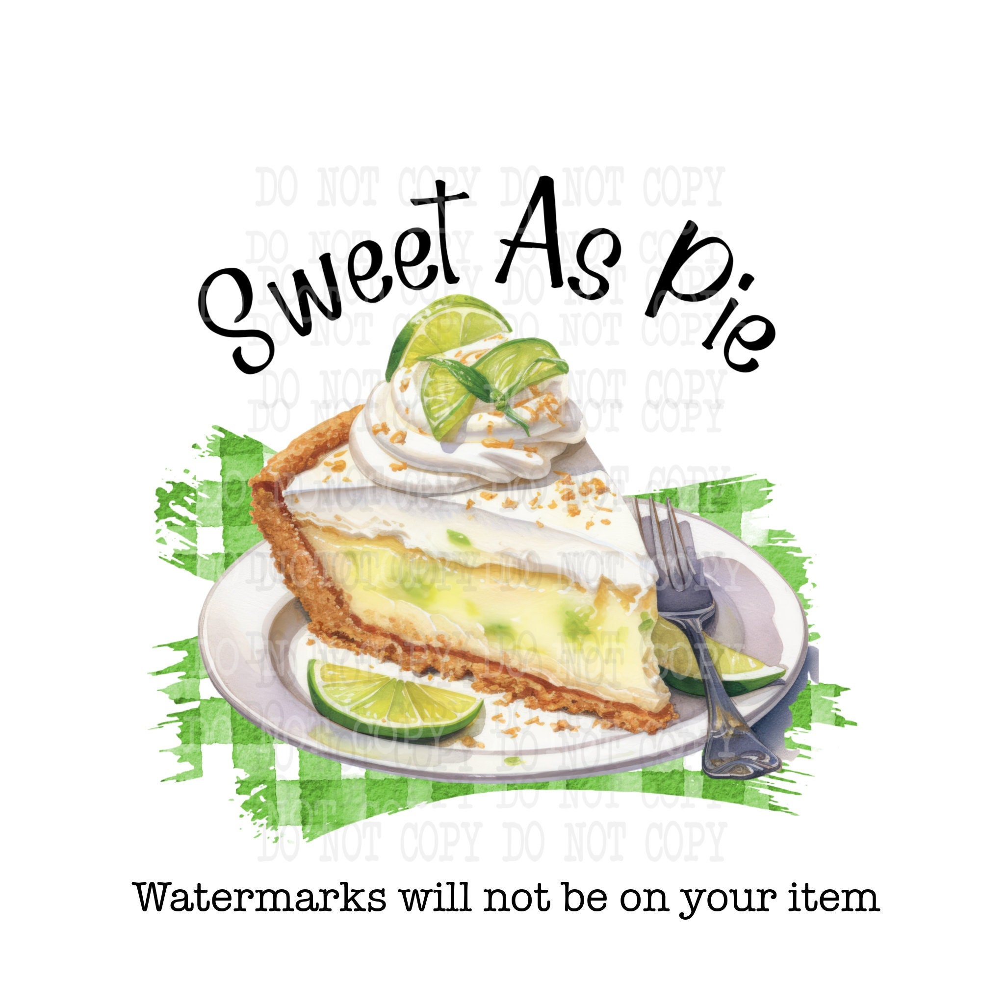 Key Lime Pie Slice Clipart
