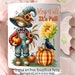 Fall Png, Scarecrow Clipart, Scarecrow Graphics, Printable, Digital ...