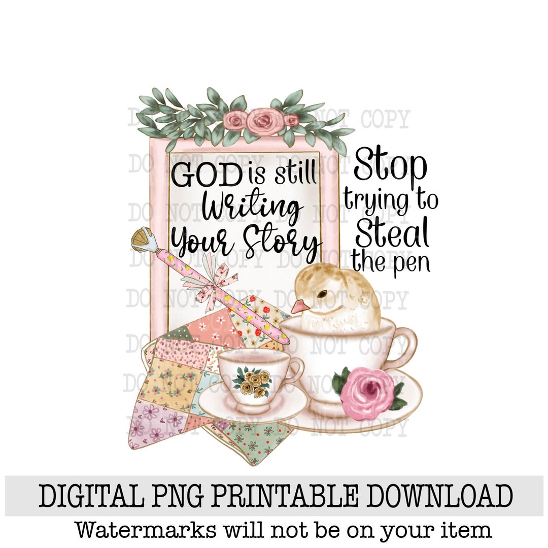 Story Writer Png, Digital Download, Sublimation Designs, Faith Png ...