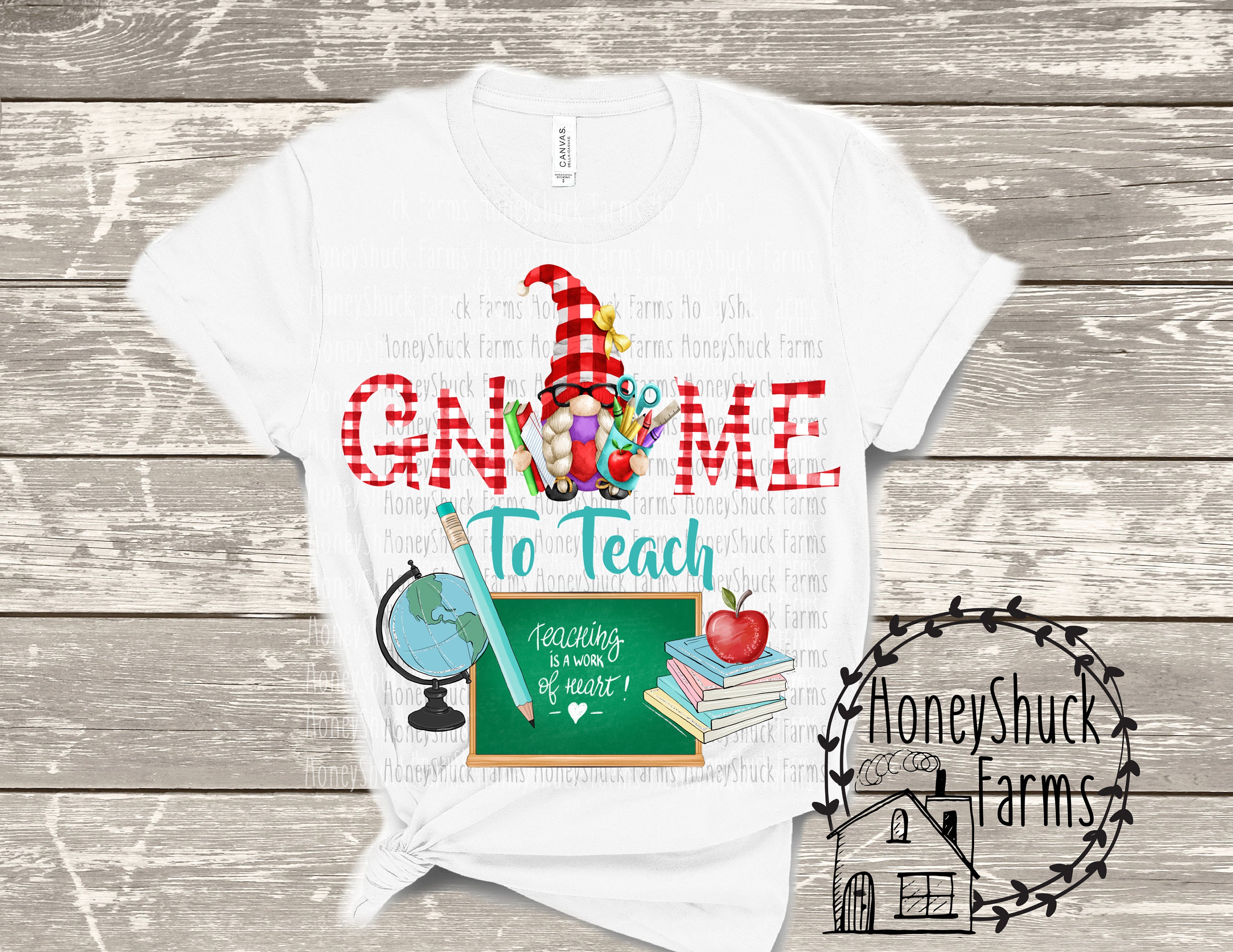 Teacher Digital Download Teacher Gnome Teacher Printable - Etsy