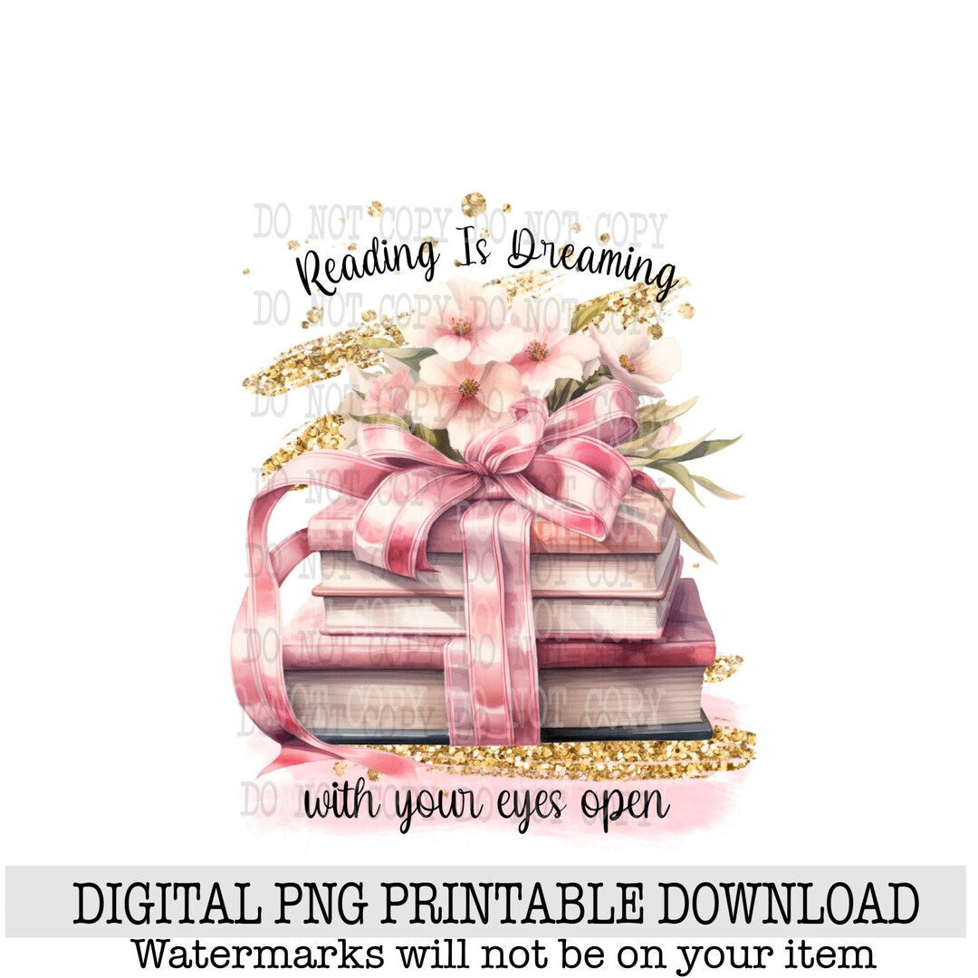 Book Stack Png, Book Stack Print, Digital Download, Book Sublimation ...