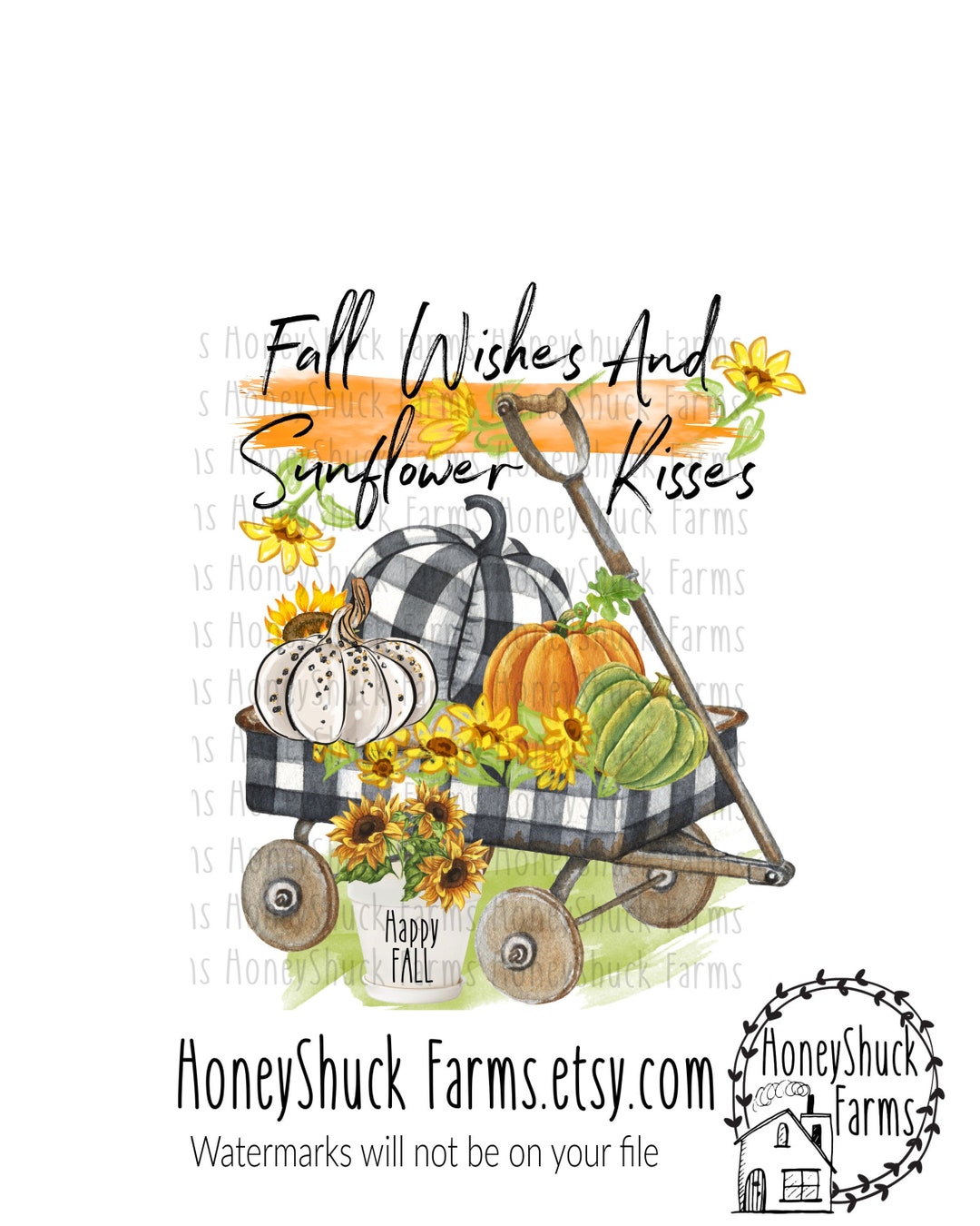 Sunflower Digital Download Fall Printable Sunflower Digital - Etsy