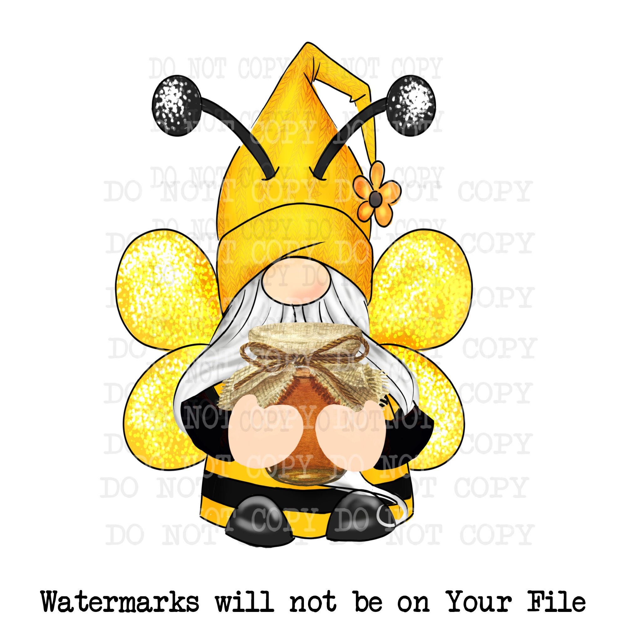 Honey Bee Gnome Png Gnome Png Digital Download Bee Designs - Etsy