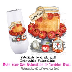 Apple Cider Png, Digital Download, Apple Clipart, Sublimation Designs ...