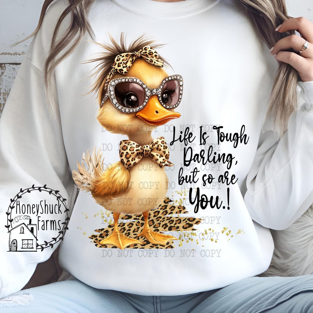Inspirational Clipart: Life is Tough, Be Yourself - Girls Shirt ...