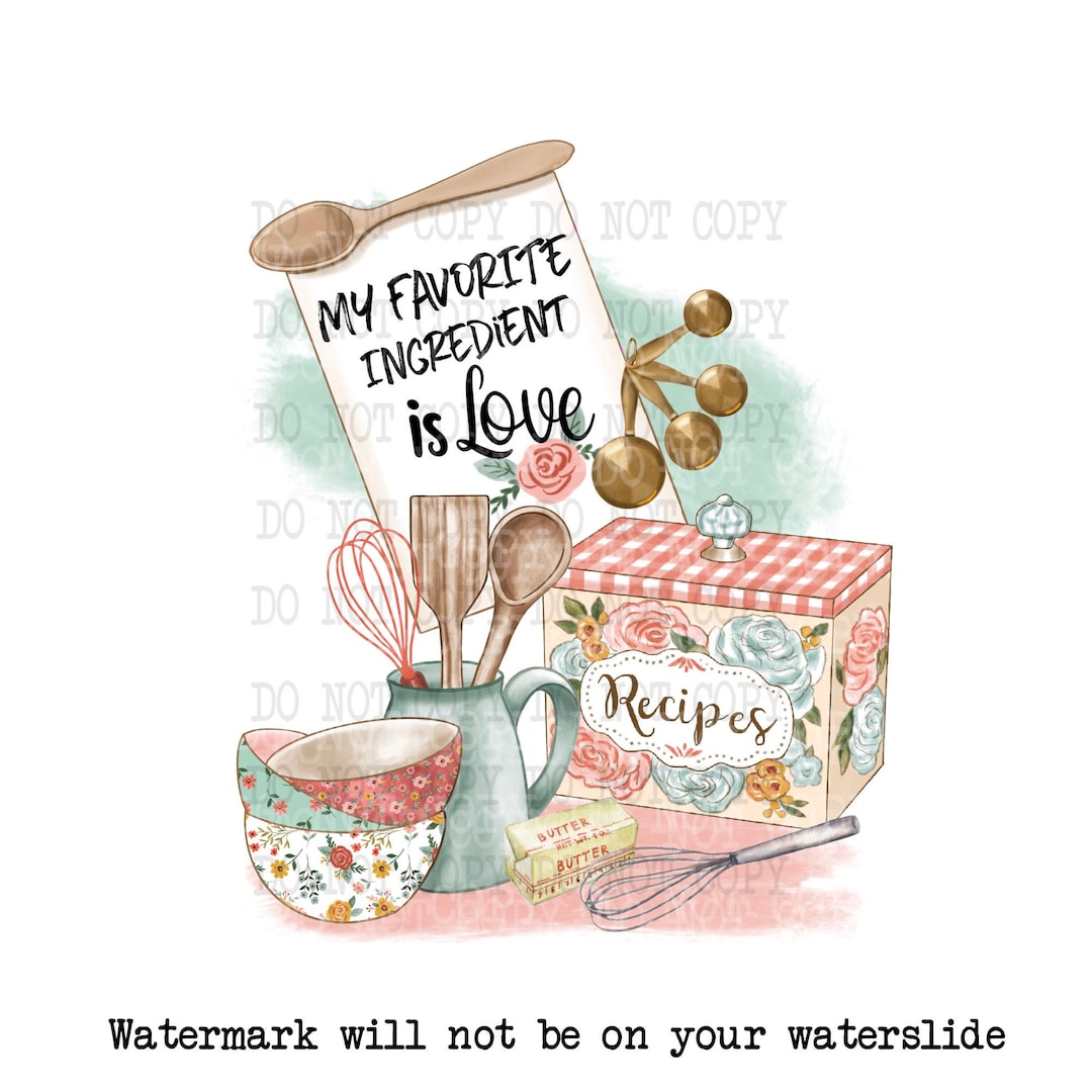 Cooking Clipart PNG: Recipe Box, Baking Design (digital Download) - Etsy